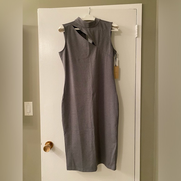 Halogen | Dresses | Halogen Grey Dark Heather Dress Brand New | Poshmark